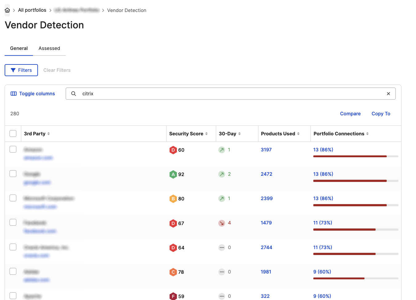 Automatic Vendor Detection - SecurityScorecard