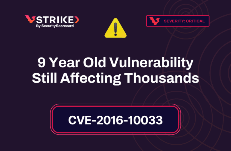 STRIKE - SecurityScorecard